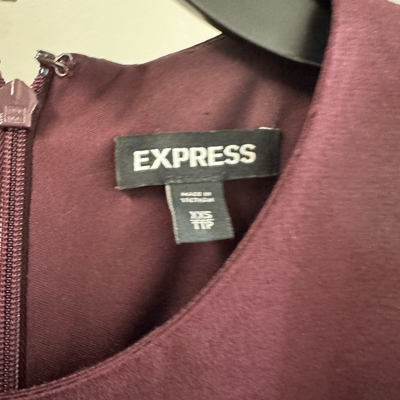 Express | Dresses | Express Deep Burgundy Dress | Poshmark